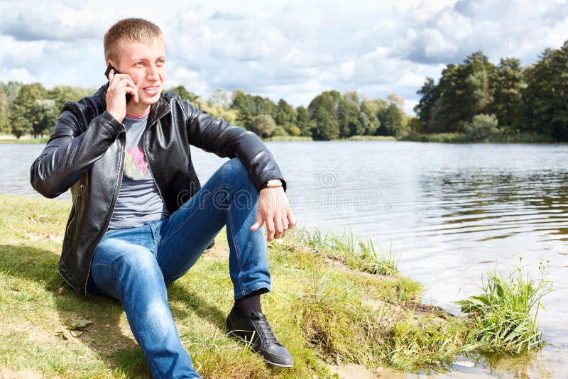 14,815 Handsome Man Calling Mobile Stock Photos - Free & Royalty-Free ...