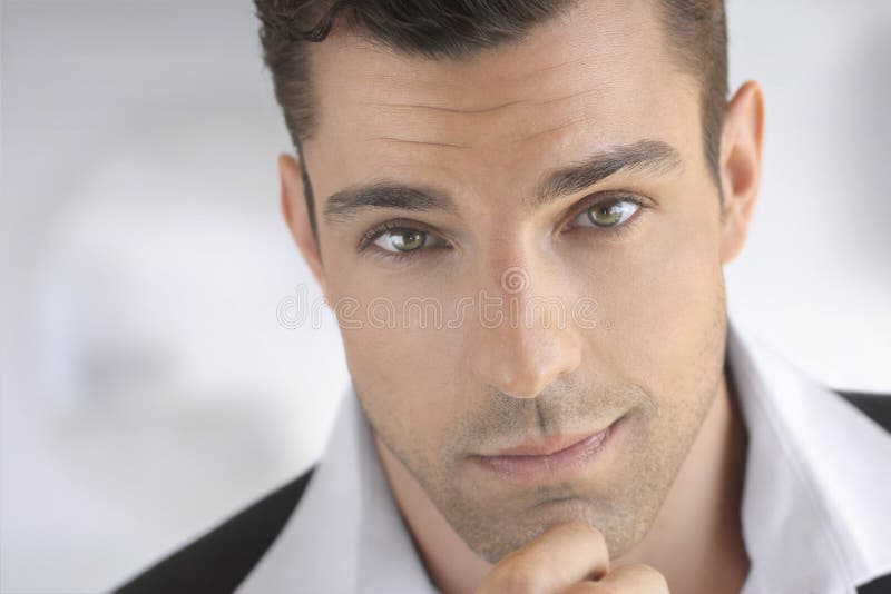 Handsome man close stock image. Image of close, natural - 30629679