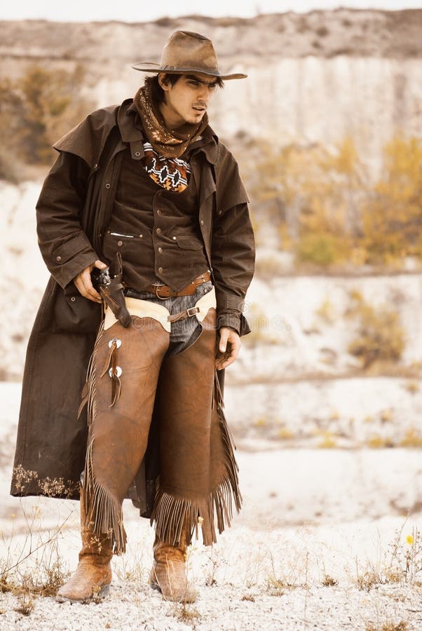 Cowboy stock image. Image of beautiful, clothes, beauty - 16957631