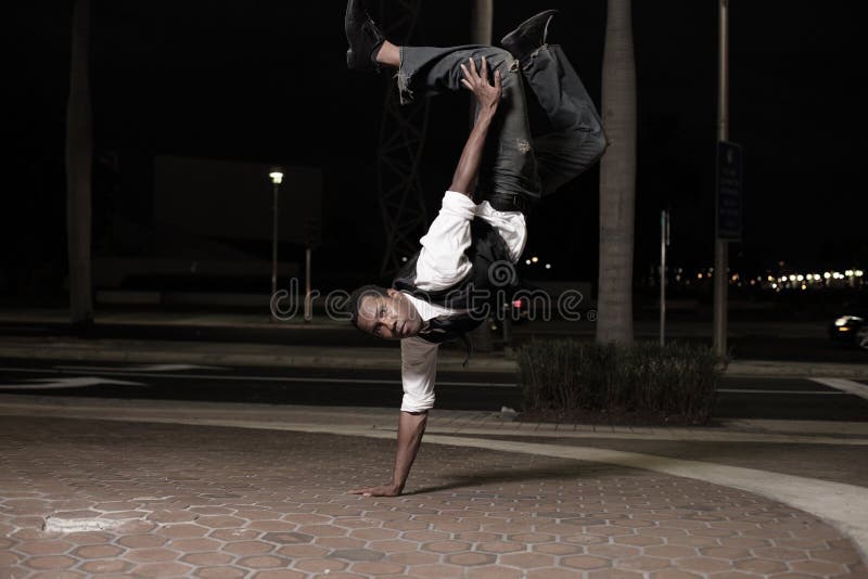 Handsome man dancing stock photo. Image of moves, expressive - 11891060