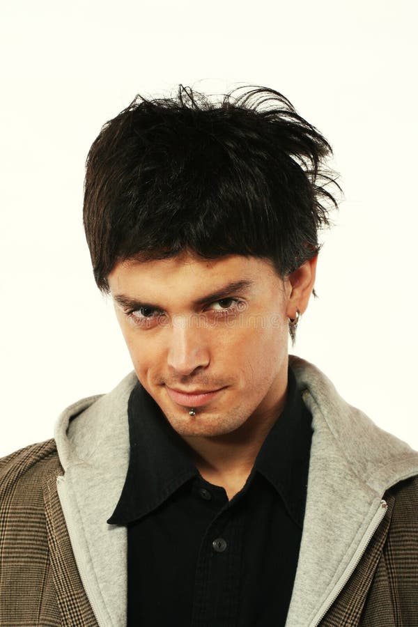 Handsome man face stock photo. Image of intelligent, casual - 1876636