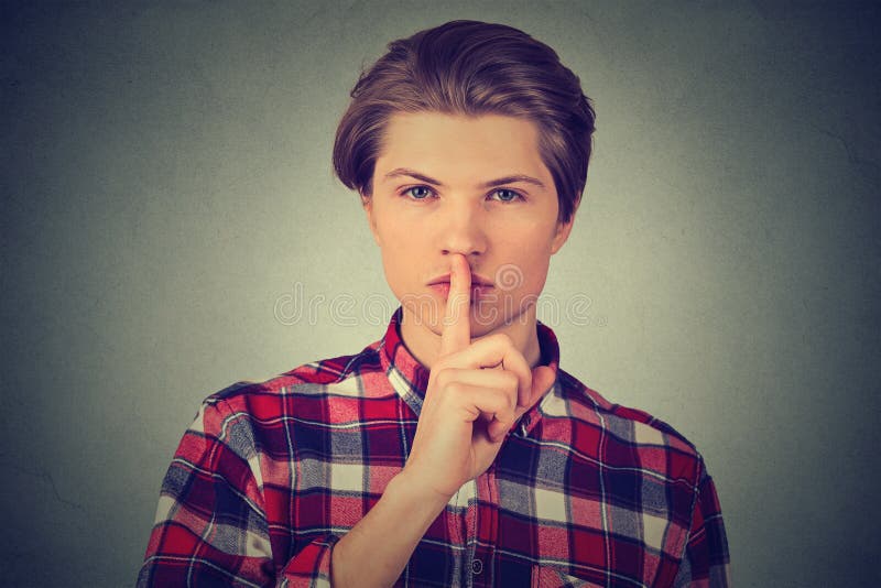 SHHHH Be Quiet! stock image. Image of funny, motion, mouth - 13937089