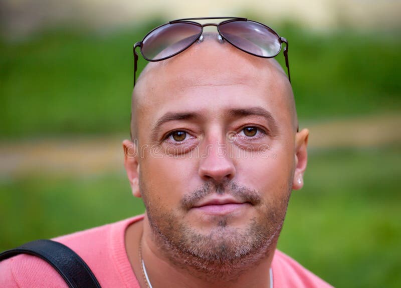 Handsome Man Have Rest Outdoor Stock Image - Image of muscular, long ...