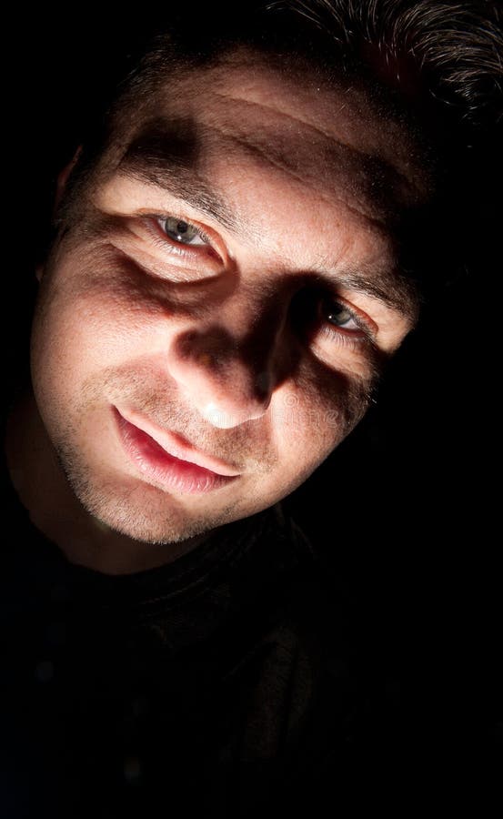 Person Lit From Below