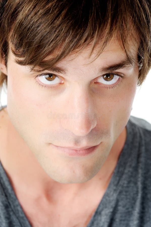 Handsome man looking up stock photo. Image of confident - 22775458