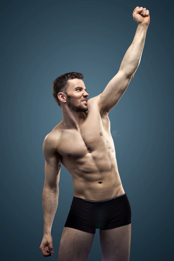 Handsome bodybuilder stock image. Image of male, exercise - 22820117