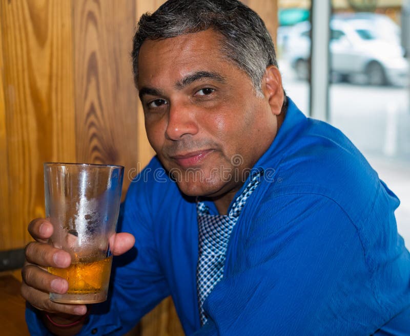 Handsome man stock photo. Image of forties, drinking - 31631202