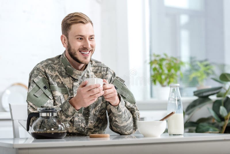 Soldier Drinking Coffee Stock Photos - Free & Royalty-Free Stock Photos ...