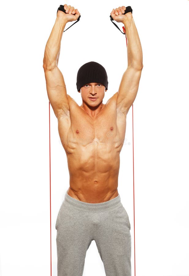 Muscular man s body stock image. Image of fashion, fashionable - 39584365