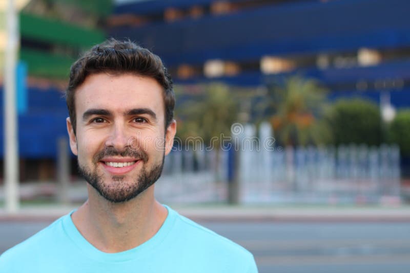 Handsome Man with a Perfect Smile Stock Image - Image of closeup, mouth ...