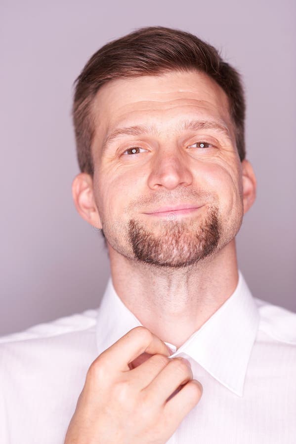 Handsome man stock photo. Image of employee, model, elegant - 43185810