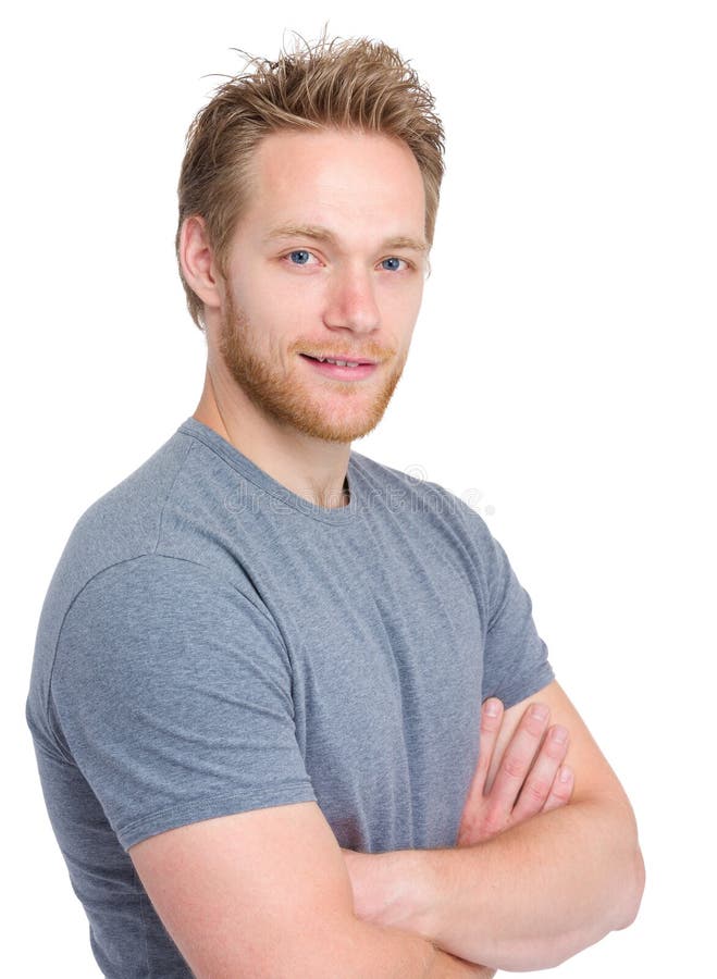 Handsome man portrait stock photo. Image of confident - 41166884