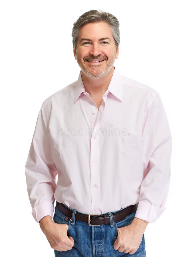 Handsome man portrait stock image. Image of attractive - 93837553