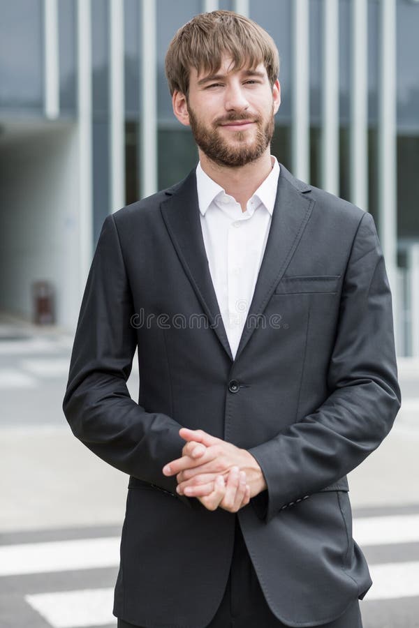 Handsome man posing stock image. Image of suit, associate - 61234933