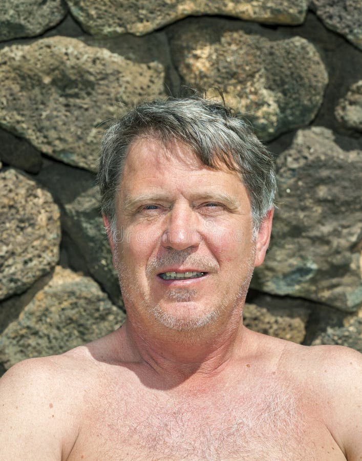 Handsome Man Relaxing in the Outdoor Area Stock Photo - Image of happy ...