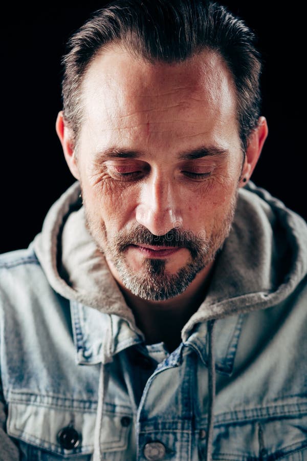 Serious strong man stock image. Image of handsome, look - 109274237