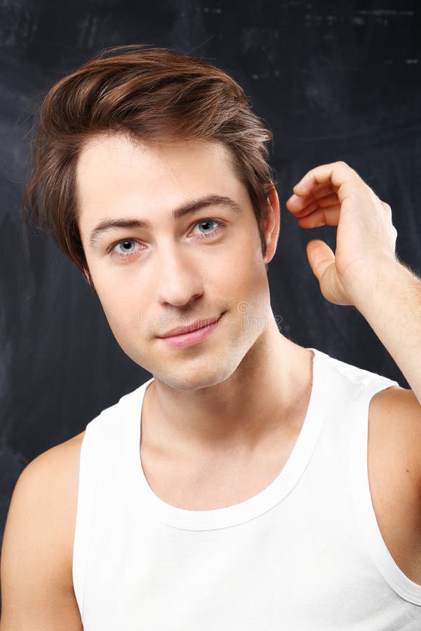 Handsome Man, Smile, Joy, Emotions Stock Image - Image of european ...