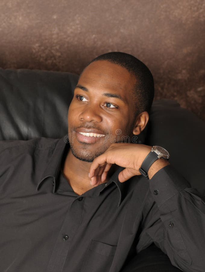 Handsome man smiling stock image. Image of adult, head - 8731755