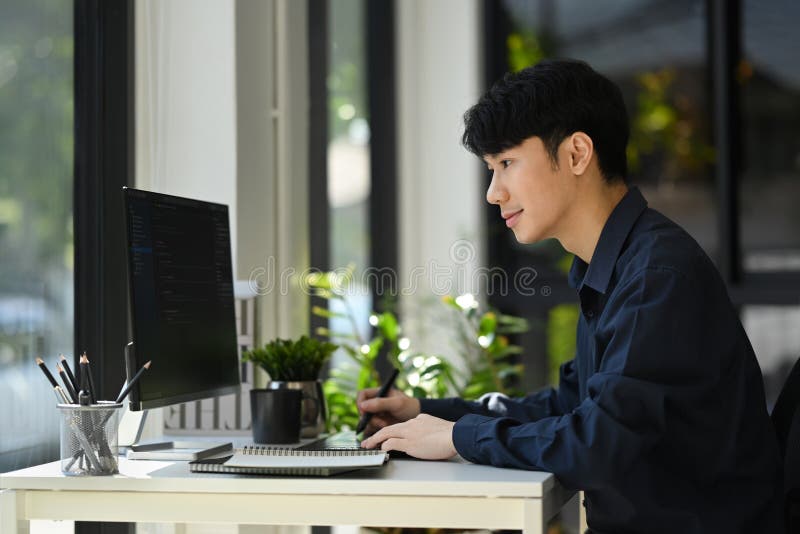 Handsome Man Software Developers Stock Photos - Free & Royalty-Free ...