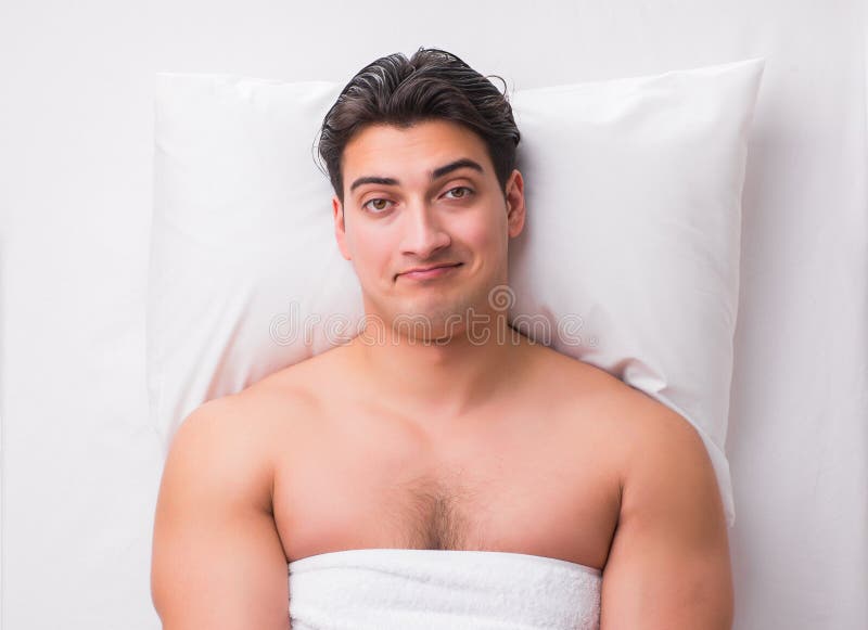 The Handsome Man in Spa Massage Concept Stock Photo - Image of male ...