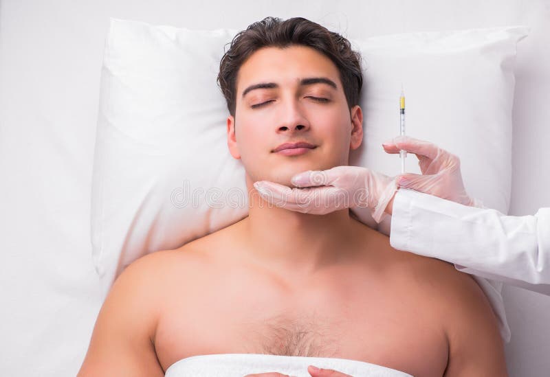 The Handsome Man in Spa Massage Concept Stock Photo - Image of handsome ...