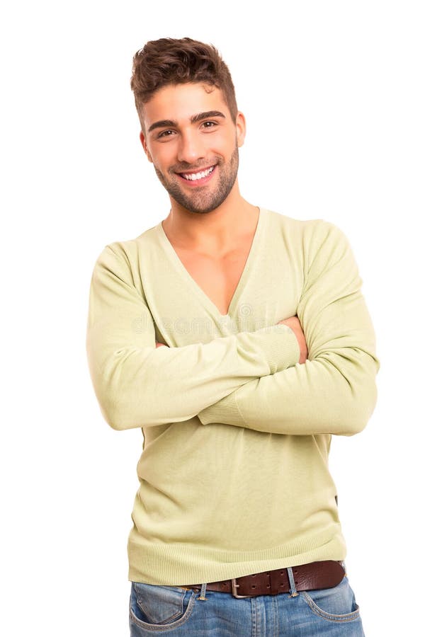 Handsome man stock image. Image of beauty, caucasian - 31389411