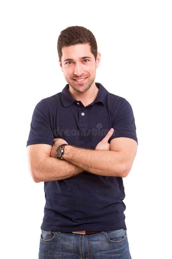 Handsome man stock photo. Image of cheerful, looking - 41570198