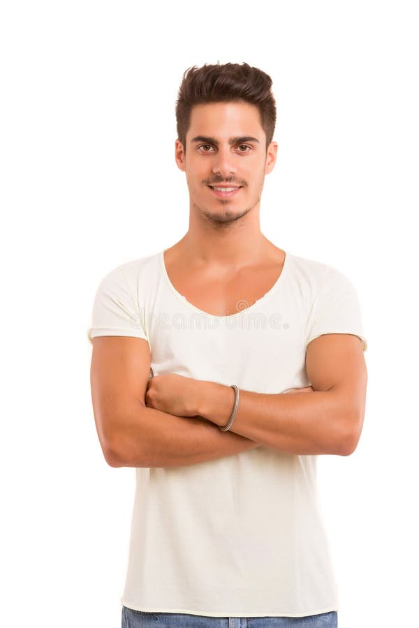 Handsome man stock image. Image of look, handsome, happy - 44339909