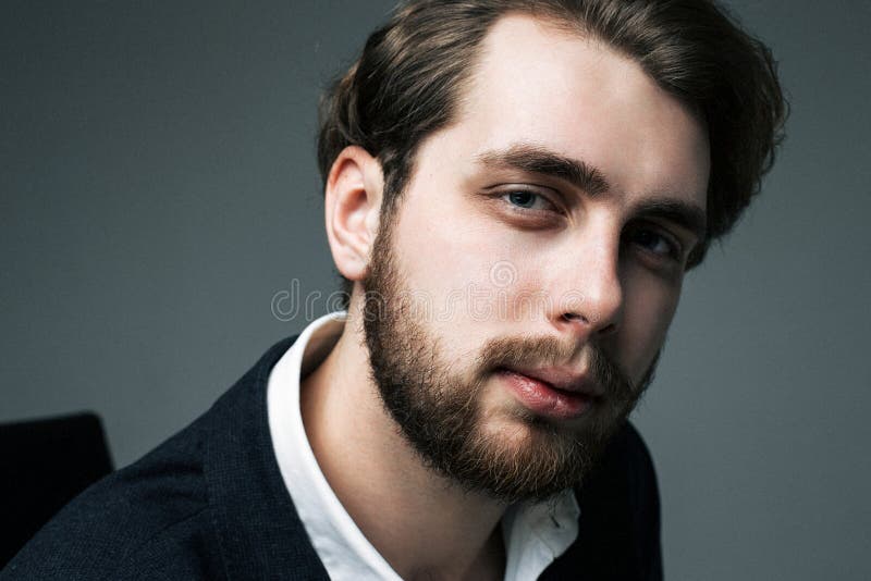 Handsome man in suit stock photo. Image of advertisement - 56949838