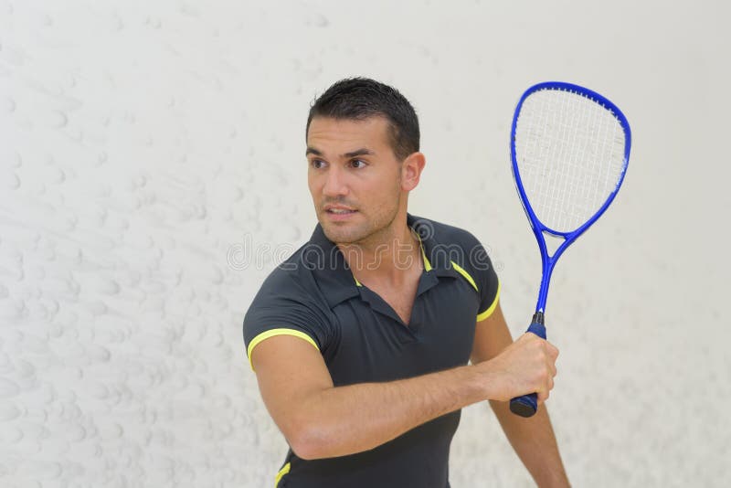 Handsome man tennis player stock photo. Image of practicing - 256656702