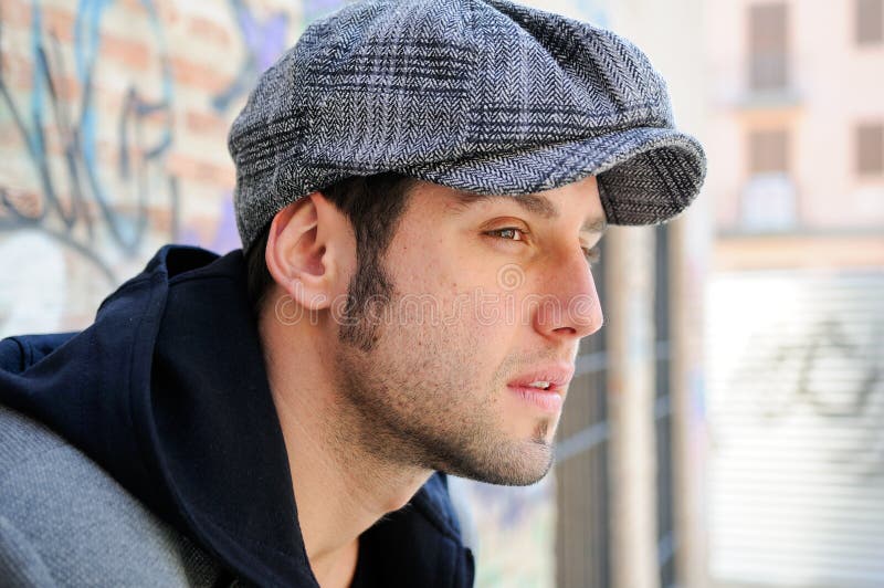 Man Wearing Scarf Cap Free Stock Photos & Pictures, Man Wearing Scarf ...