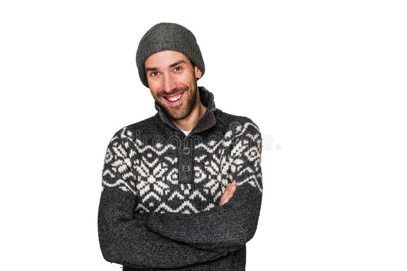 Men in sweater stock photo. Image of fashion, closeup - 36039542