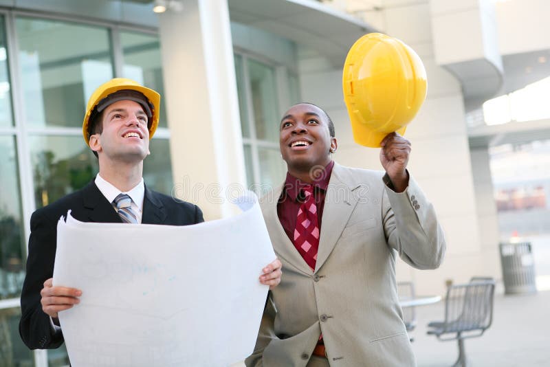 Handsome Men Architects stock photo. Image of development - 12316820