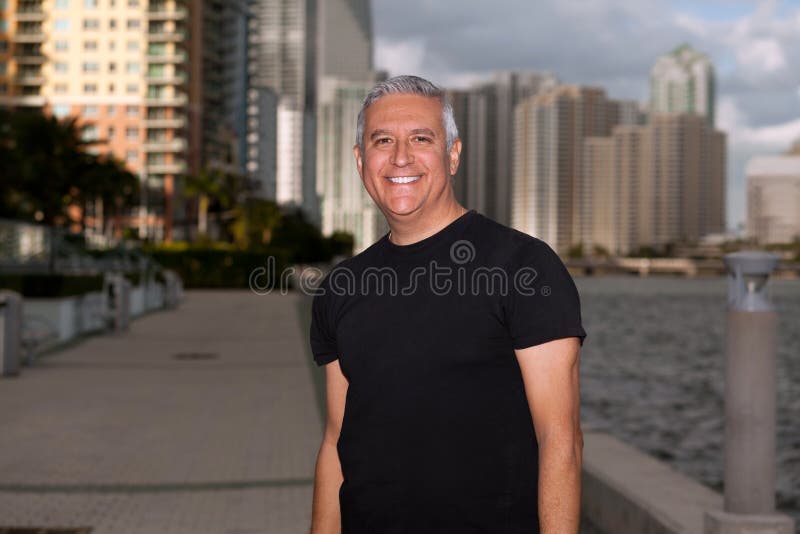 Handsome middle age man stock photo. Image of attractive - 22301778