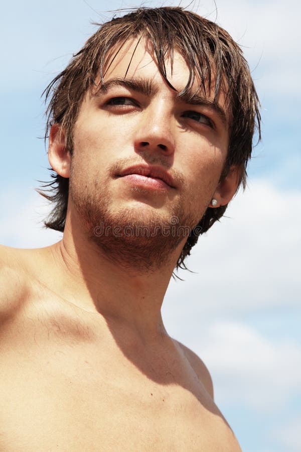 Handsome model stock image. Image of masculine, holiday - 10754593