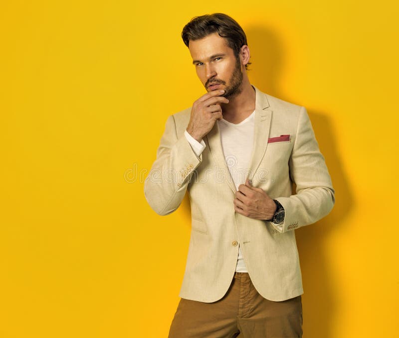 Handsome Model Muscle Man Abs Workout In Gym Stock Image - Image of ...