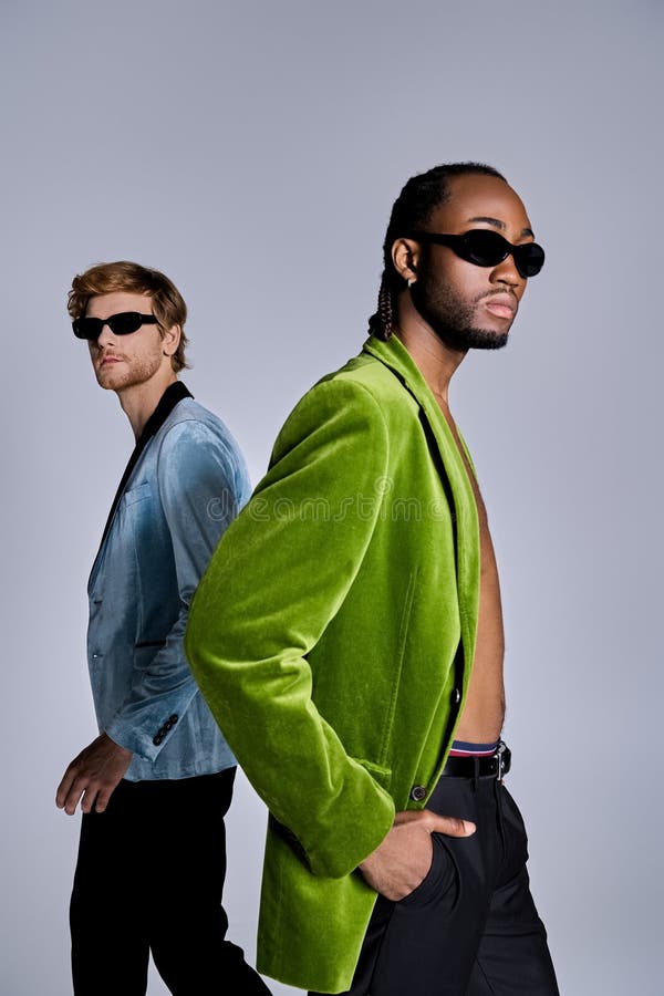 Handsome Multicultural Men in Dapper Style Stock Image - Image of ...