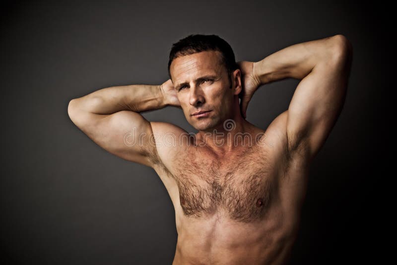 Handsome muscle man stock photo. Image of health, human - 19128848