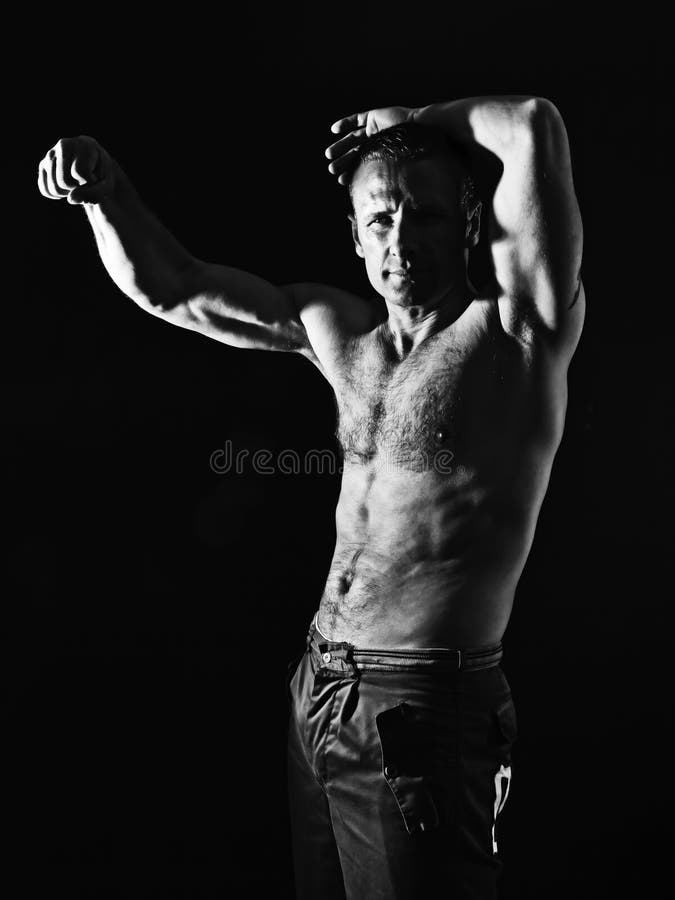 Handsome muscle man stock image. Image of adult, active - 21172033