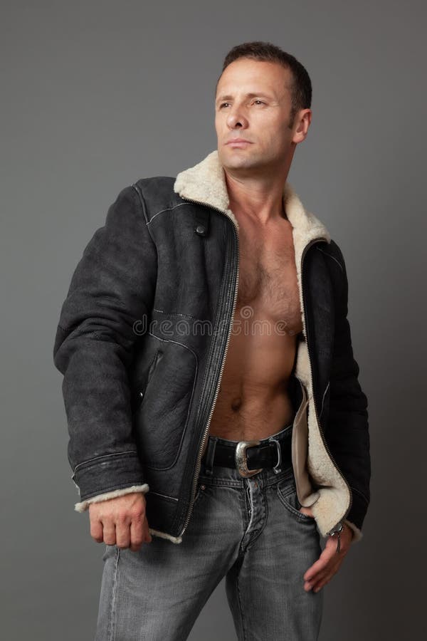 Handsome muscle man pose stock photo. Image of caucasian - 158996178