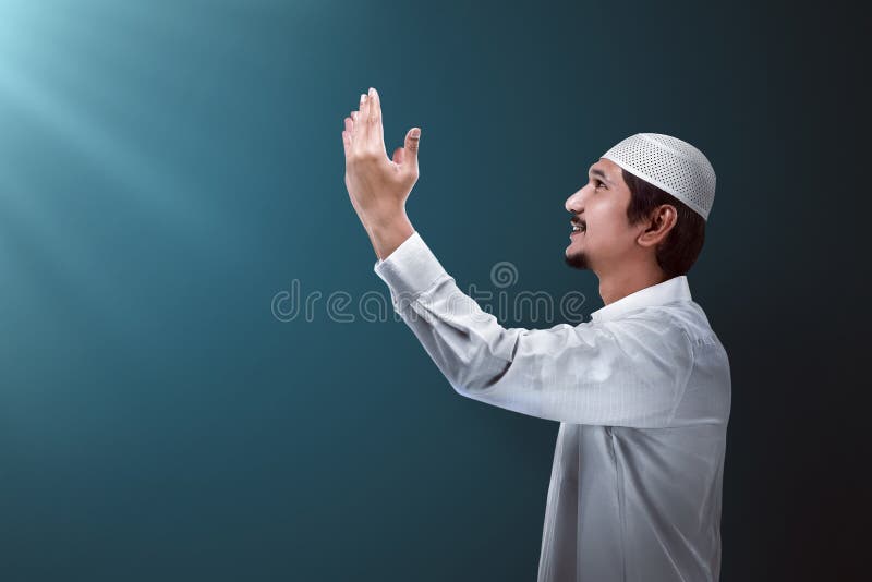 Handsome muslim man stock image. Image of ramadan, religion - 70765639