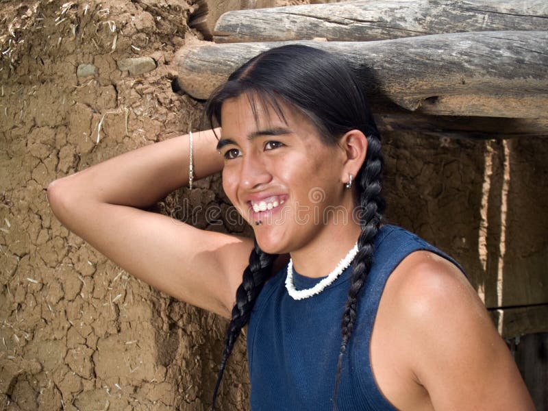 Handsome Native American Teenage Boy Stock Photo - Image of american ...