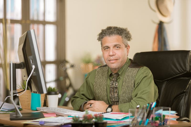 Handsome Creative Business Man in an Office Stock Photo - Image of ...