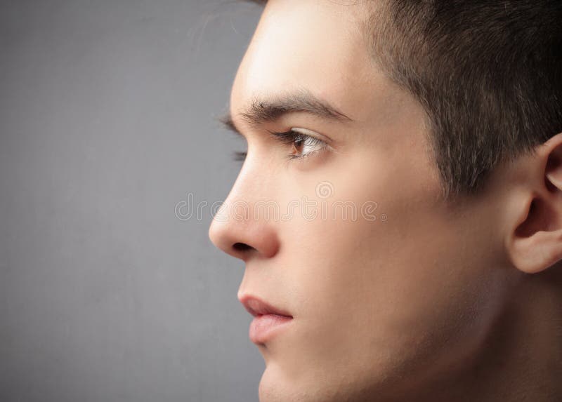 Handsome profile stock image. Image of closeup, profile - 24040397