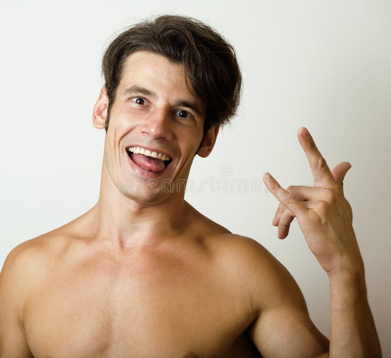 Handsome Real Man Thinking, Stock Photo - Image of head, male: 39522188