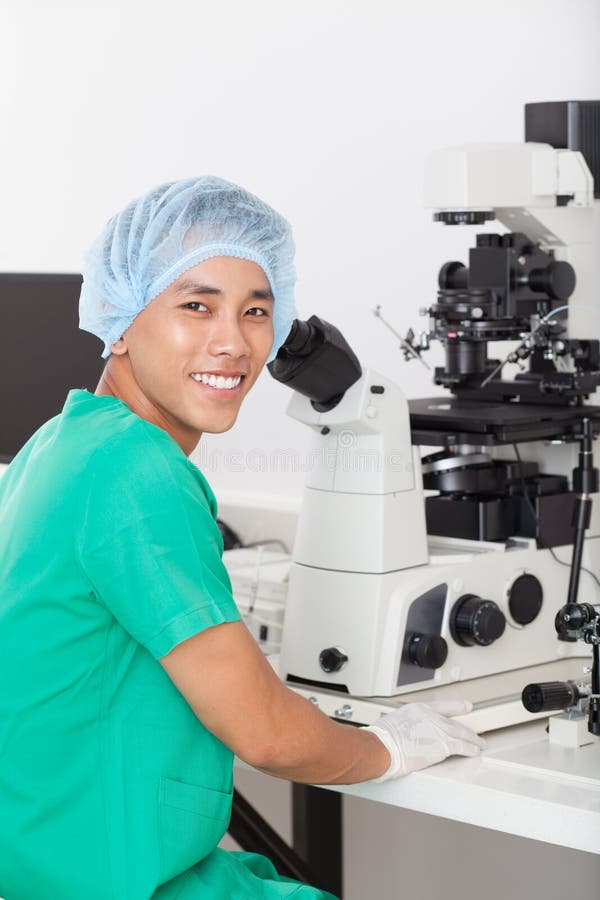 Handsome researcher stock image. Image of biotechnology - 31237605