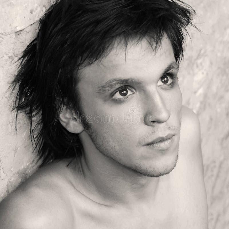 Handsome Rock Star stock photo. Image of beauty, individuality - 12863440