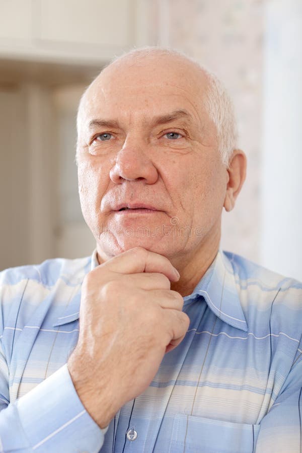 Handsome senior man stock image. Image of composed, elderly - 29290541