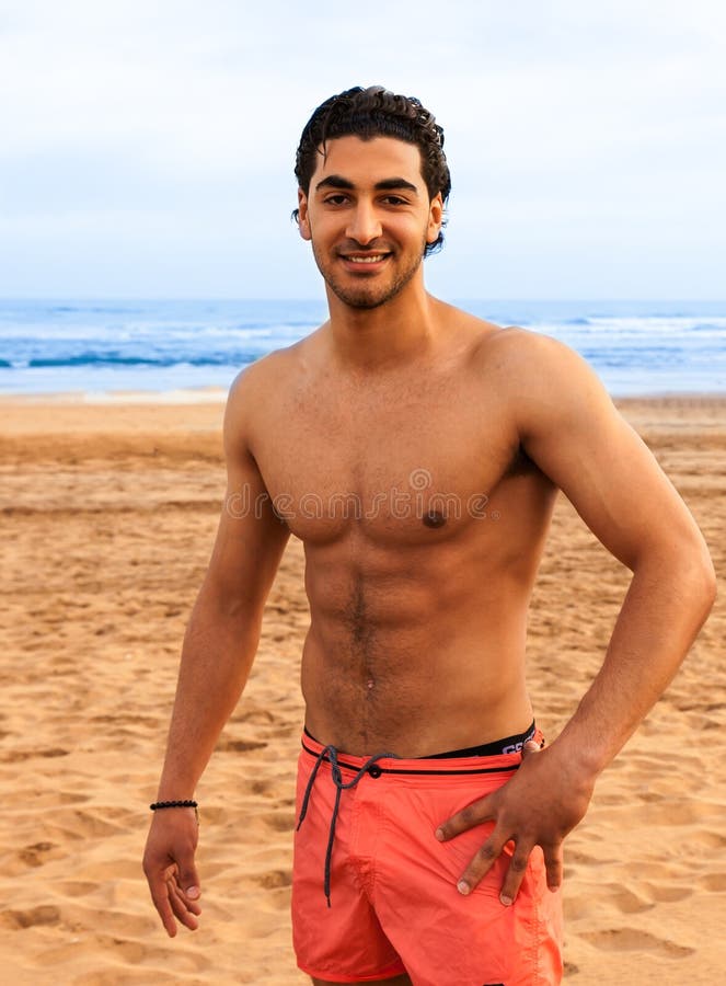 Handsome shirtless man stock photo. Image of young, health - 92879514