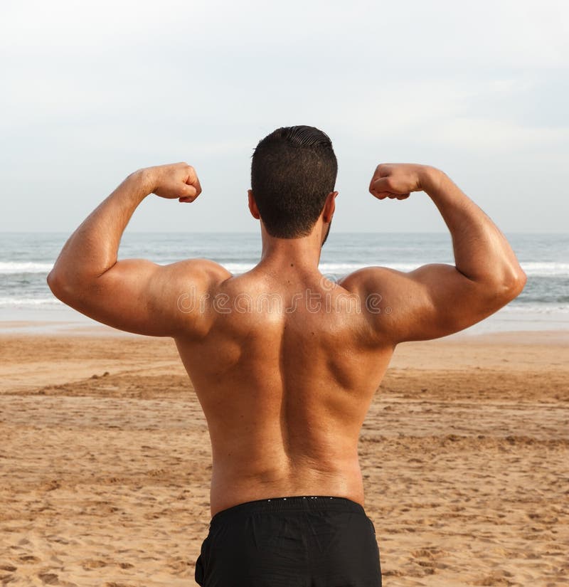 Handsome shirtless man stock image. Image of fitness - 95988853